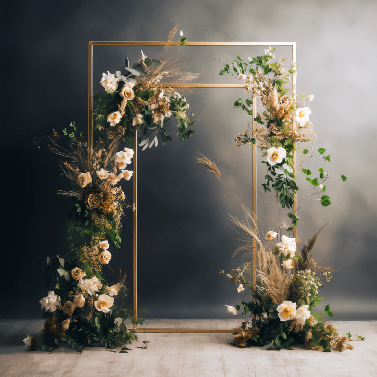 Golden Blossom Arch
