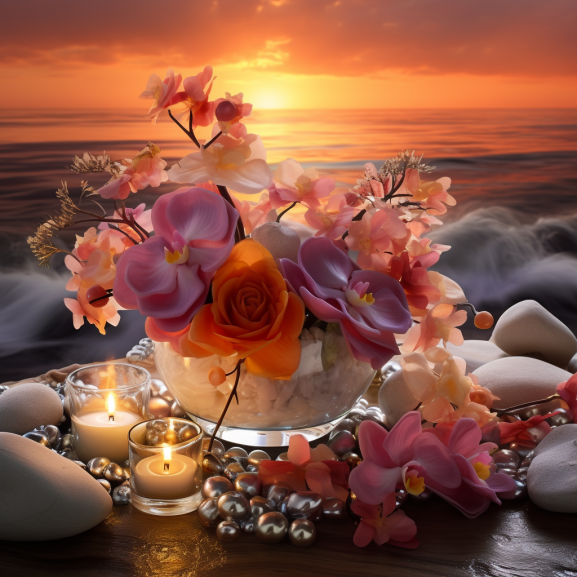 Sunset Serenade Centerpiece